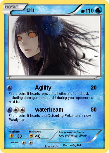 Pokémon chi 123 123 - Agility - My Pokemon Card