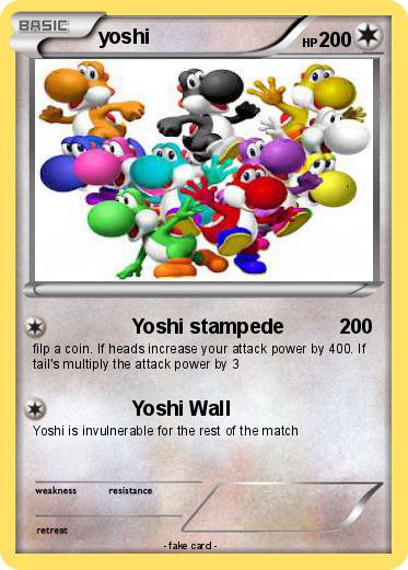 Pokémon yoshi 3298 3298 - Yoshi stampede - My Pokemon Card
