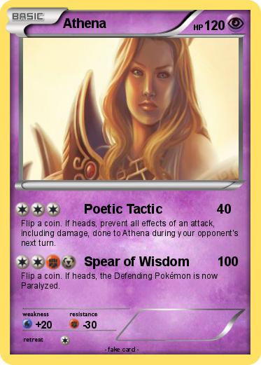 Pokémon Athena 205 205 - Poetic Tactic - My Pokemon Card