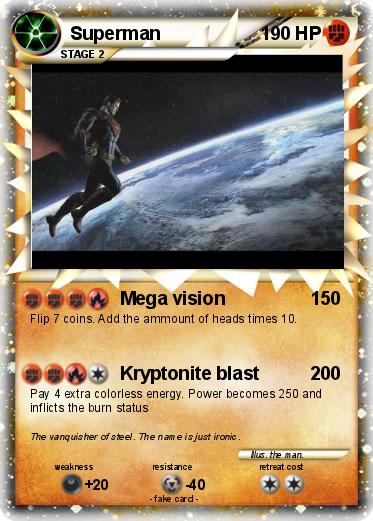 Pokémon Superman 548 548 - Mega vision - My Pokemon Card