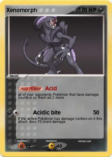 Pokémon Xenomorph 326 326 - Acid - My Pokemon Card