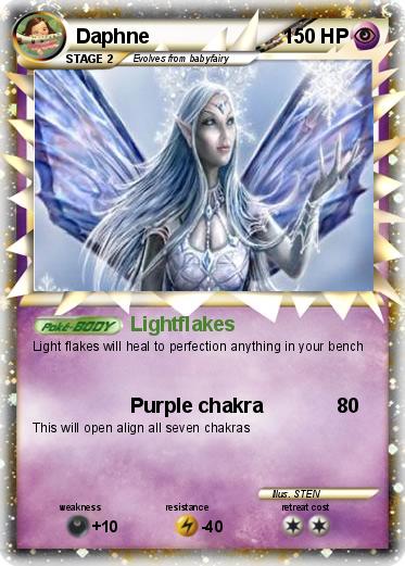 Pokémon Daphne 7 7 - Lightflakes - My Pokemon Card