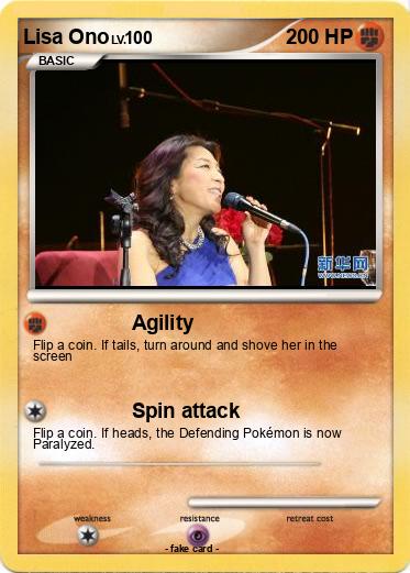 Pokémon Lisa Ono 1 1 - Agility - My Pokemon Card