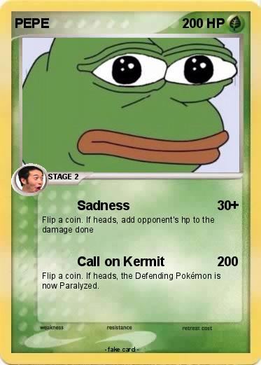 Pokémon PEPE 860 860 - Sadness - My Pokemon Card