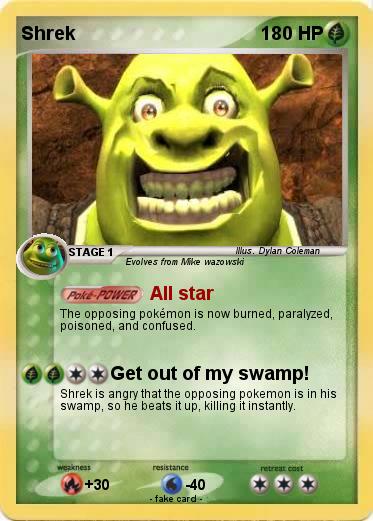 Pokémon Shrek 952 952 - All star - My Pokemon Card