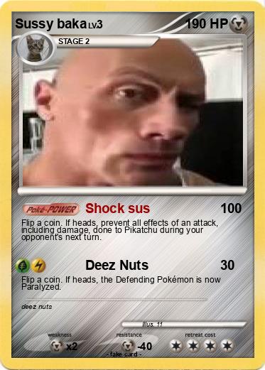 Pokémon Sussy baka 227 227 - Shock sus - My Pokemon Card