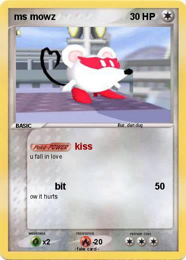 Pokémon ms mowz 3 3 - kiss - My Pokemon Card