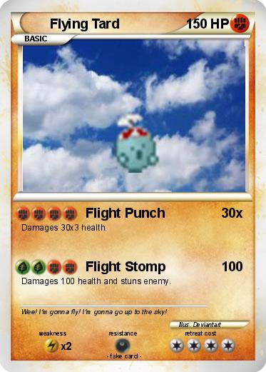Pokémon Flying Tard 1 1 - Flight Punch - My Pokemon Card