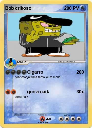 Pokémon Bob crikoso - Cigarro - Mi carta pokémon