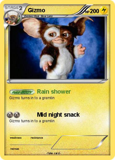 Pokémon Gizmo 209 209 - Rain shower - My Pokemon Card