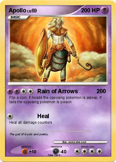 Pokémon Apollo 123 123 - Rain of Arrows - My Pokemon Card