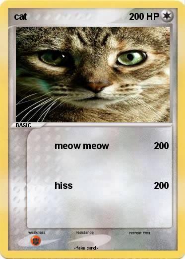 Pokémon cat 909 909 - meow meow - My Pokemon Card
