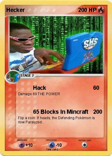 Pokémon Hecker 72 72 - Hack - My Pokemon Card