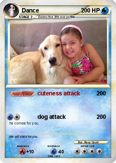 Pokémon Dance 80 80 - cuteness attack - My Pokemon Card