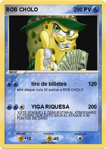 Pokémon BOB CHOLO 1 1 - tiro de billetes - Ma carte Pokémon