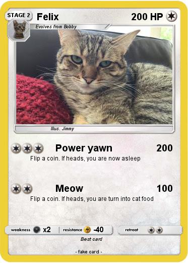 Pokémon Felix 346 346 - Power yawn - My Pokemon Card