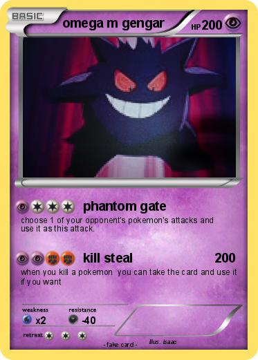 Pokémon omega m gengar - phantom gate - My Pokemon Card