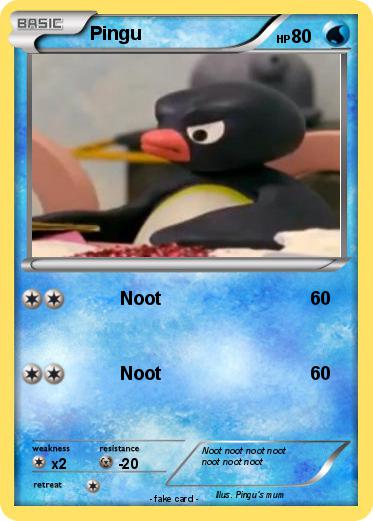 Pokémon Pingu 197 197 - Noot - My Pokemon Card