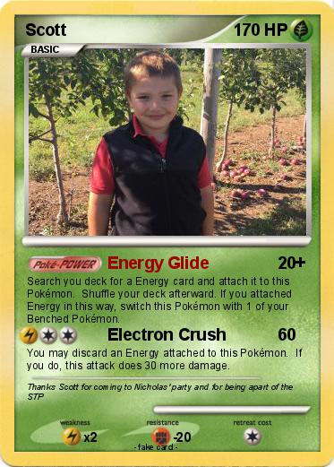 Pokémon Scott 330 330 - Energy Glide - My Pokemon Card