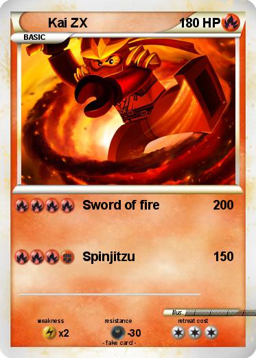 Pokémon Kai ZX 121 121 - Sword of fire - My Pokemon Card