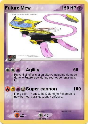 Pokémon Future Mew - Agility - My Pokemon Card