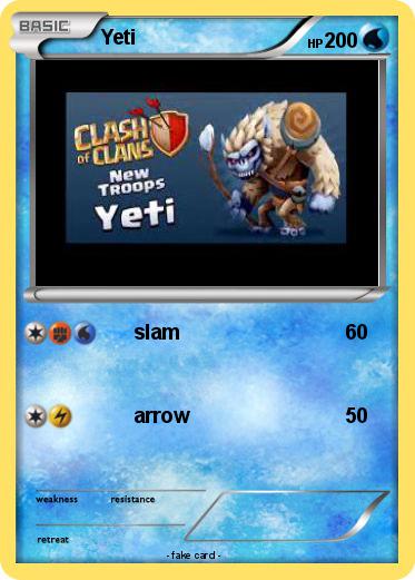 Pokémon Yeti 135 135 - slam - My Pokemon Card