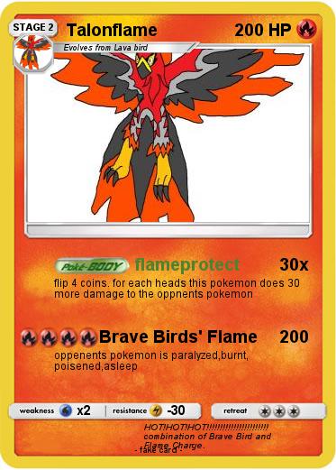 Pokémon talonflame 165 165 - flameprotect - My Pokemon Card