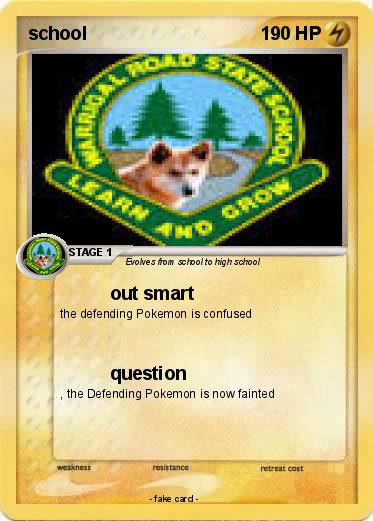 Pokémon school 117 117 - out smart - My Pokemon Card