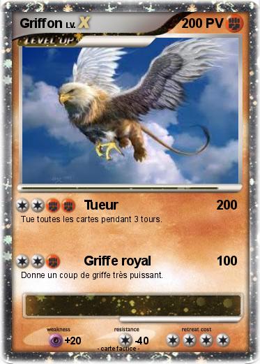 Pokémon Griffon 111 111 - Tueur - Ma carte Pokémon