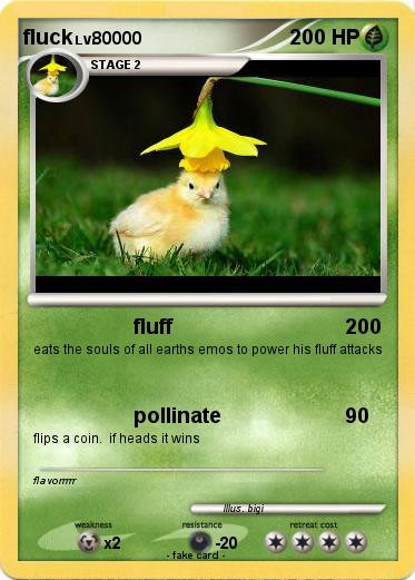 Pokémon fluck 1 1 - fluff - My Pokemon Card