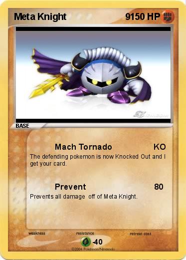 Pokémon Meta Knight 9 1 1 - Mach Tornado KO - My Pokemon Card