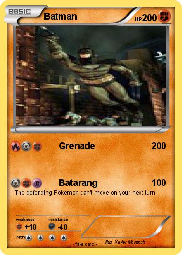 Pokémon Batman 1305 1305 - Grenade - My Pokemon Card
