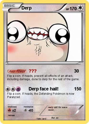 Pokémon Derp 1743 1743 - ??? - My Pokemon Card
