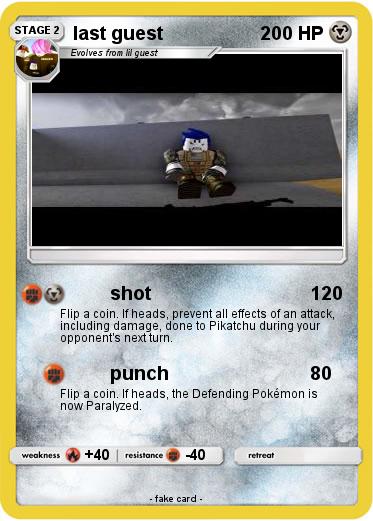 Pokémon last guest - shot - My Pokemon Card