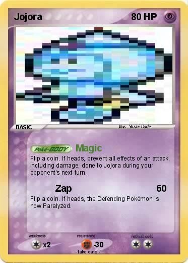 Pokémon Jojora - Magic - My Pokemon Card