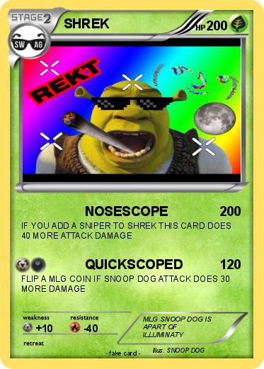 Pokémon SHREK 474 474 - NOSESCOPE - My Pokemon Card