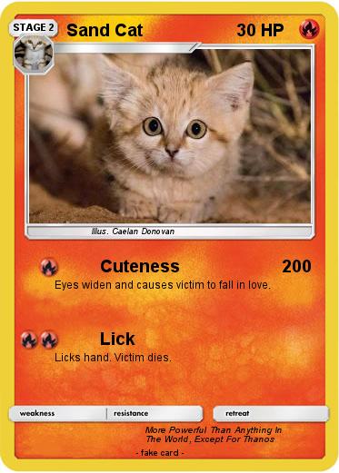 Pokémon Sand Cat 8 8 - Cuteness - My Pokemon Card