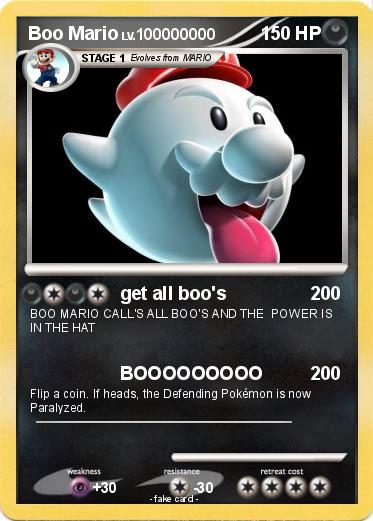 Pokémon Boo Mario 62 62 - get all boo's - My Pokemon Card