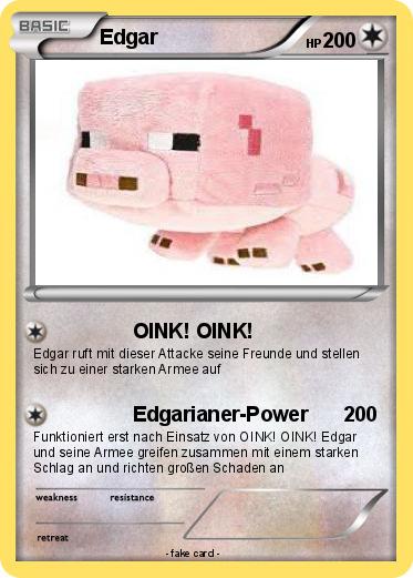 Pokémon Edgar 131 131 - OINK! OINK! - My Pokemon Card