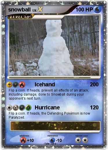 Pokémon snowball 55 55 - Icehand - My Pokemon Card