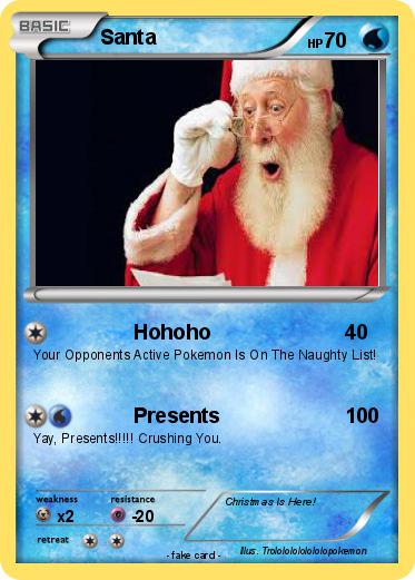 Pokémon Santa 1054 1054 - Hohoho - My Pokemon Card