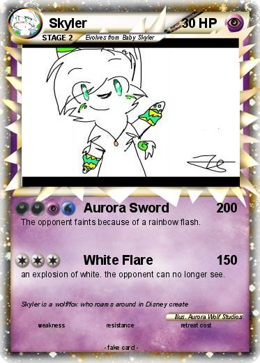 Pokémon Skyler 28 28 - Aurora Sword - My Pokemon Card