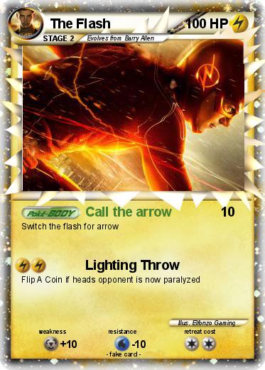 Pokémon The Flash 100 100 - Call the arrow - My Pokemon Card