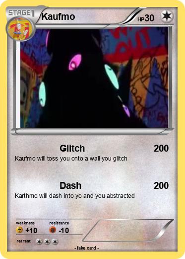 Pokémon Kaufmo - Glitch - My Pokemon Card