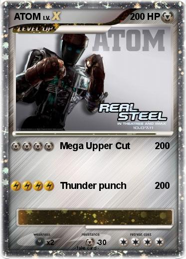 Pokémon ATOM 60 60 - Mega Upper Cut - My Pokemon Card