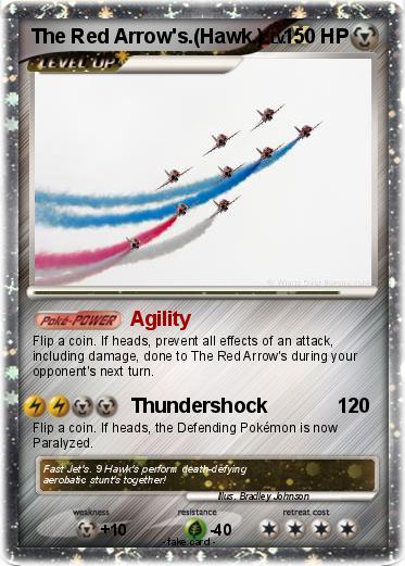 Pokémon The Red Arrow s Hawk - Agility - My Pokemon Card