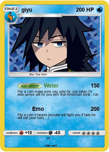 Pokémon giyu 23 23 - Water - My Pokemon Card