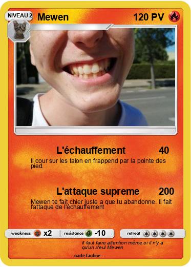 Pokémon Mewen 1 1 - L'échauffement - Ma carte Pokémon