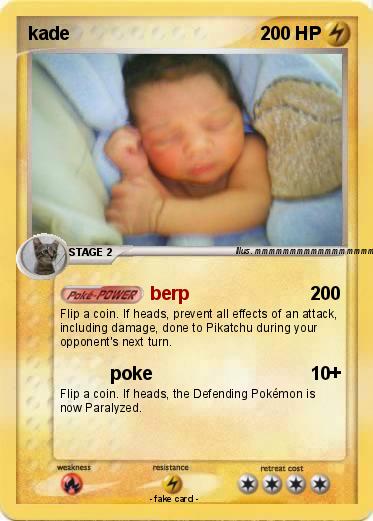 Pokémon kade 20 20 - berp - My Pokemon Card
