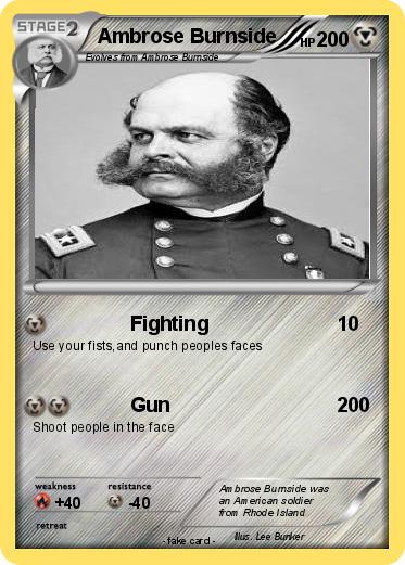 Pokémon Ambrose Burnside 1 1 - Fighting - My Pokemon Card